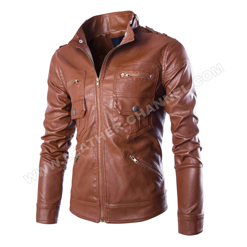 Men Leather Jackets TLC-15005